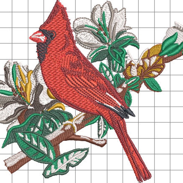 Cardinal Embroidery - Etsy
