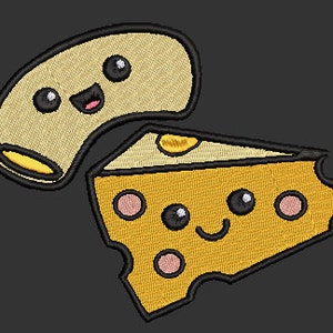 Embroidery Design: Mac and Cheese Digital Embroidery Design - Etsy