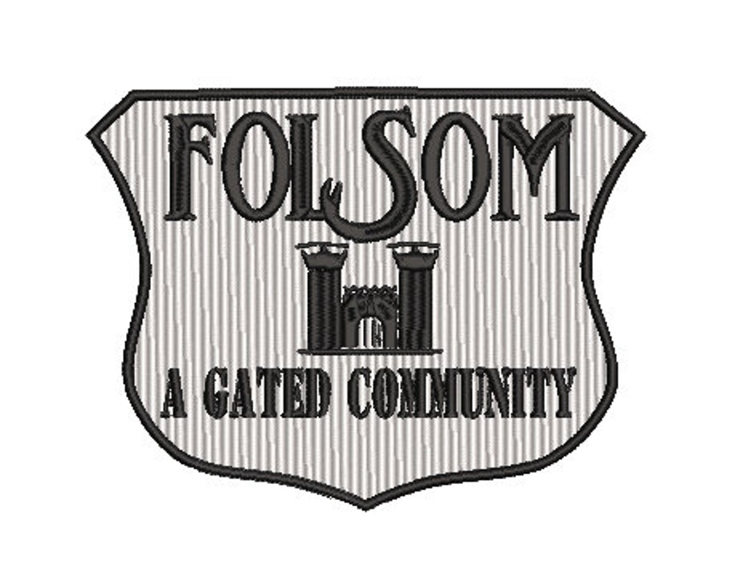 Embroidery Design: Folsom Prison Trucker Cap Patch Design - Etsy