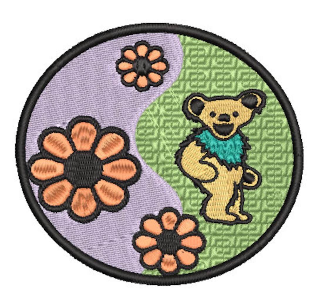 Embroidery Design: Grateful Dead Jerry Bear Digital Embroidery Design ...