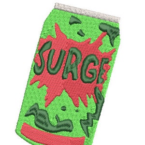 Embroidery Design: 90's Surge Soda Pop - Etsy