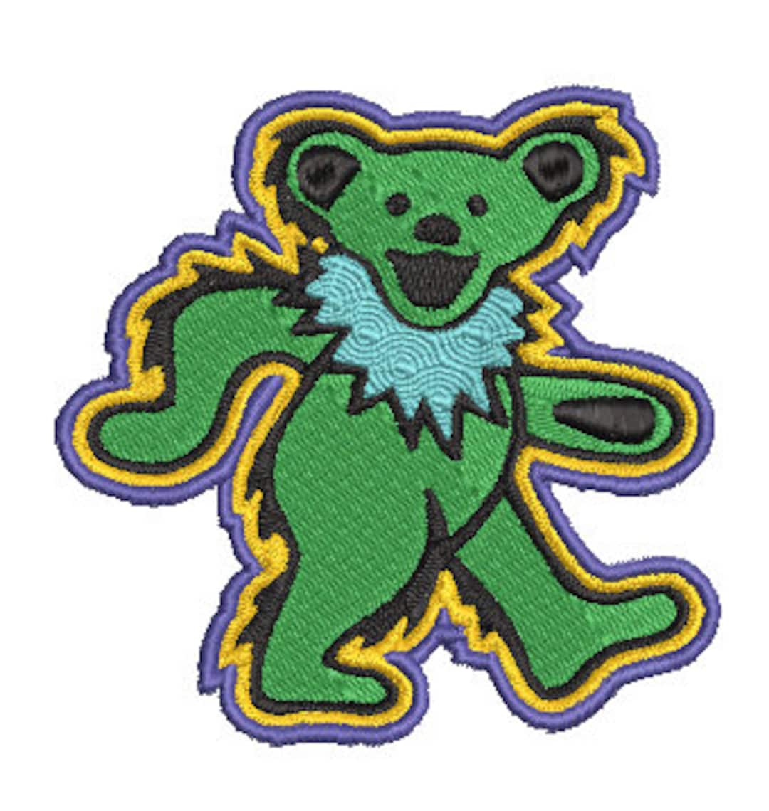 Embroidery Design: Grateful Dead Jerry Bear Digital Embroidery Design ...