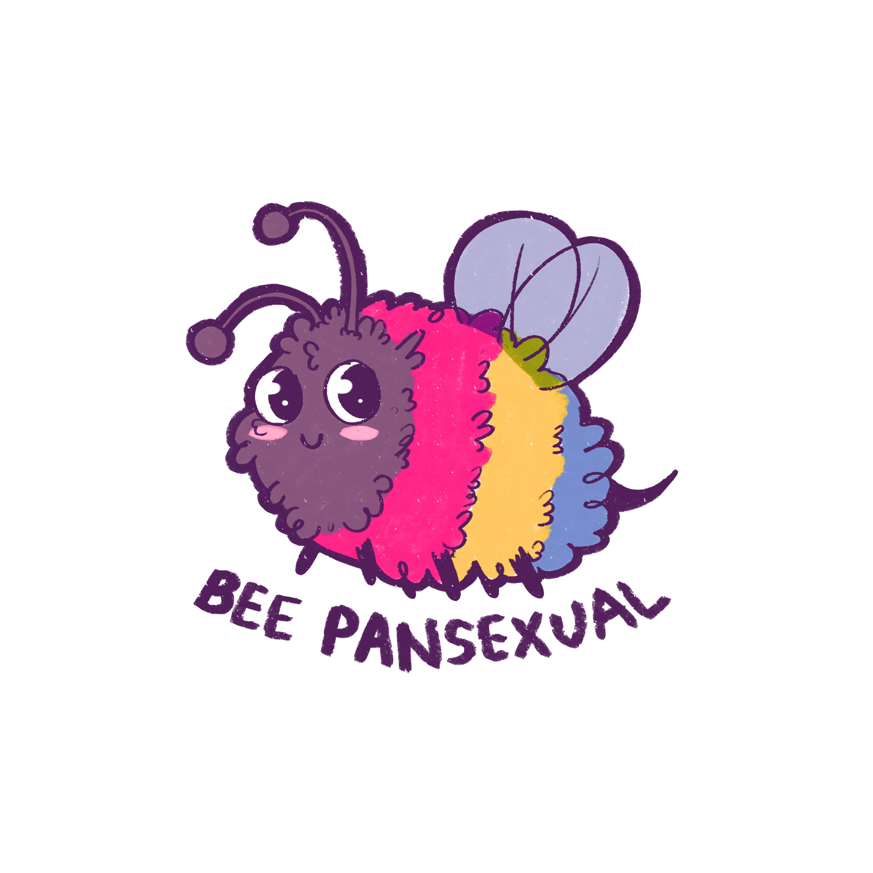 LGBTQ Pride Flag Bee Stickers | Etsy