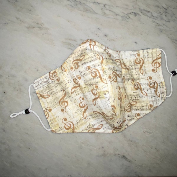 Music Face Mask - Etsy