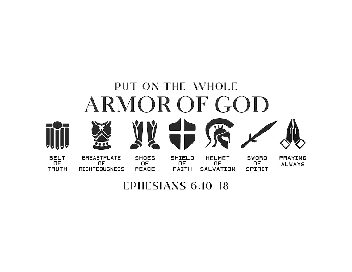 Put on the Whole Armor of GOD - Etsy