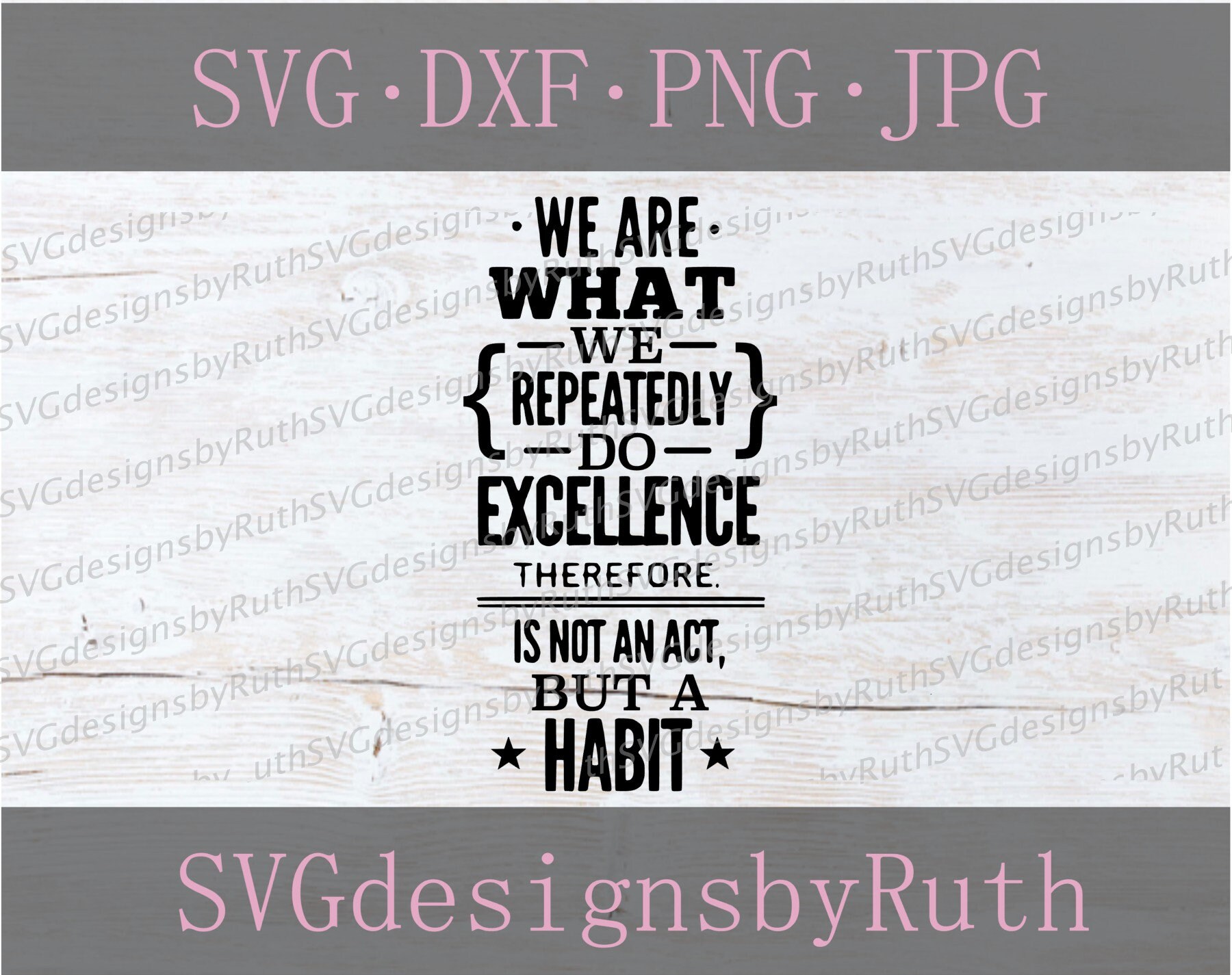 Excellence SVG File SVG Cutting File Designs Cricut File - Etsy Ireland