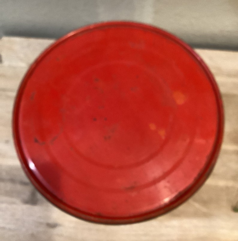 Vintage Red Dot French Fried Popcorn Tin - Etsy