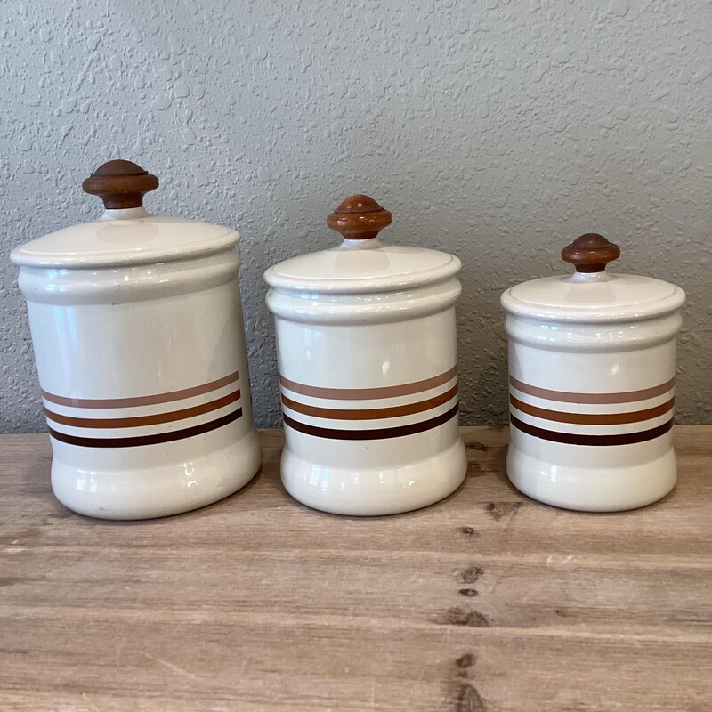 Retro Canister Set - Etsy