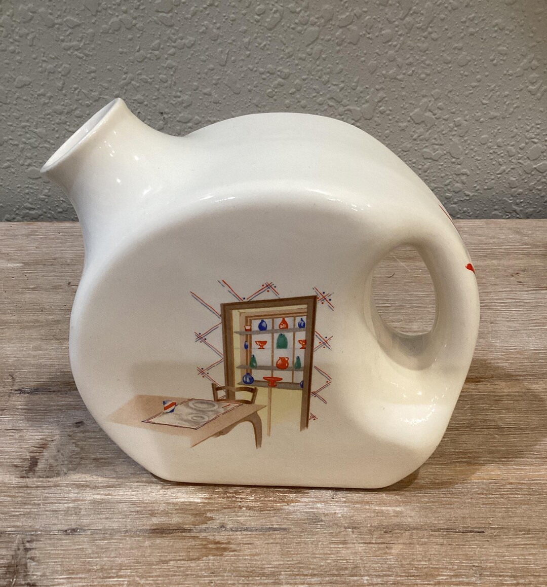 Vintage Universal Cambridge Pottery Refrigerator Water Pitcher - Etsy