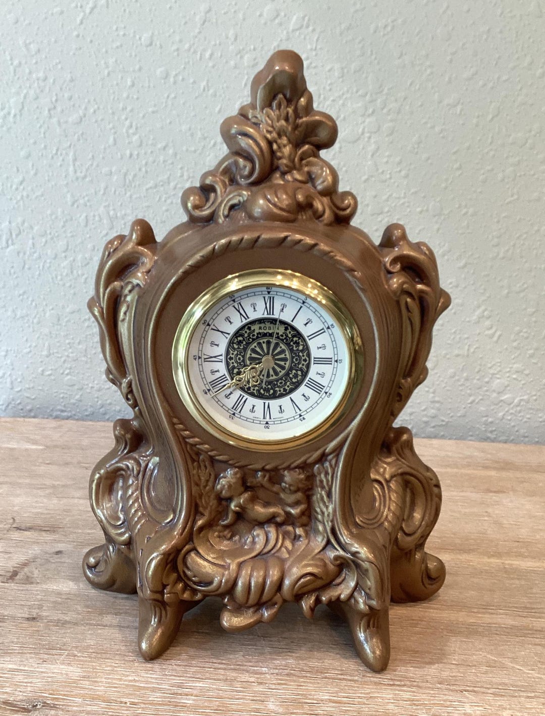 Vintage Handmade Mantle Clock - Etsy