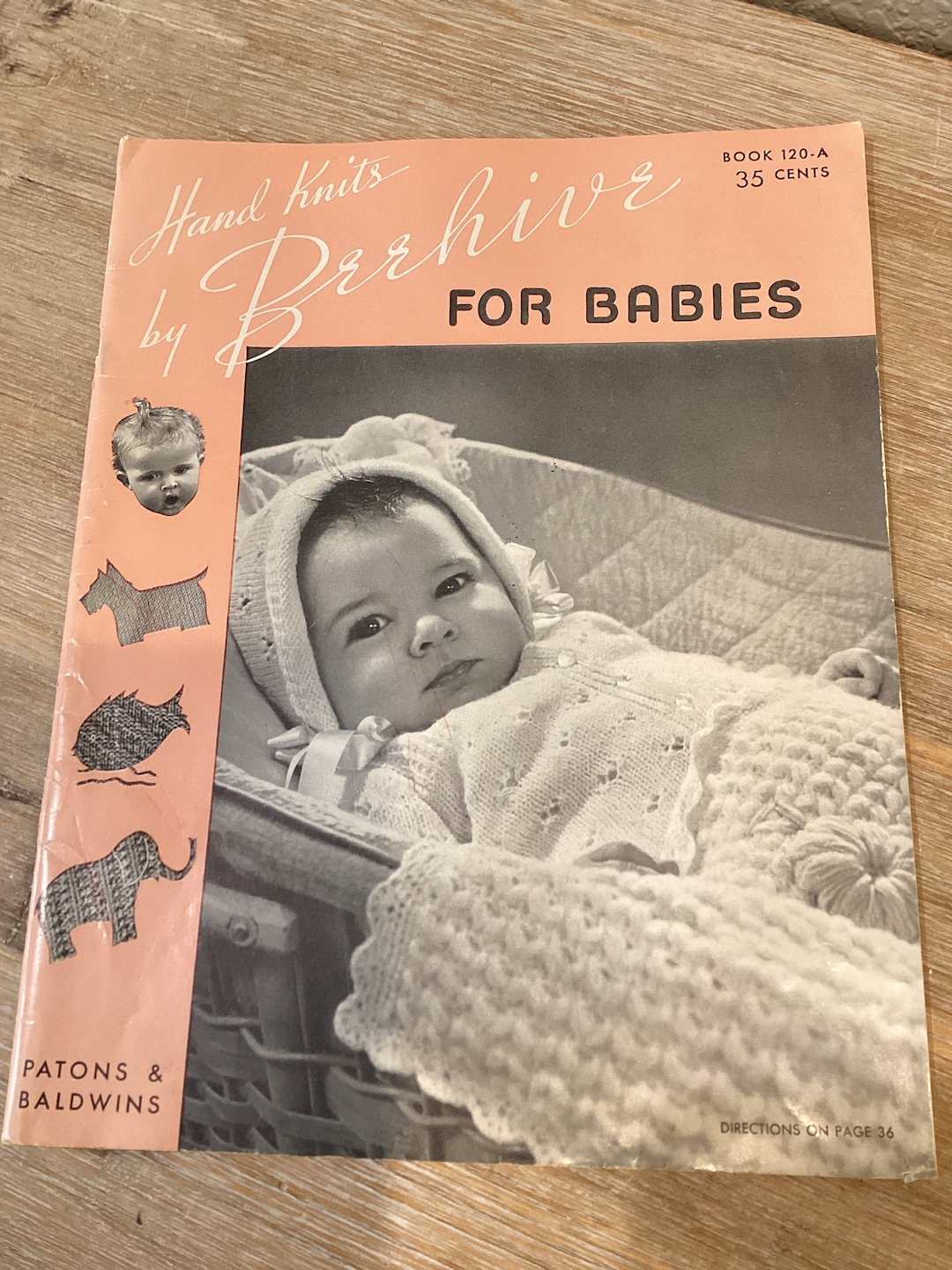 Vintage Handknits by Beehive for Babies Pattern Book 1946 - Etsy