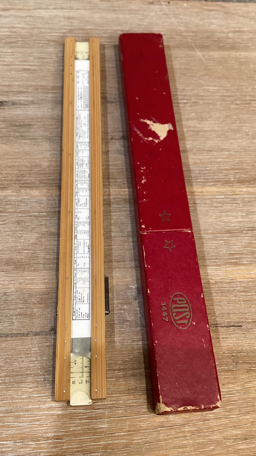 Vintage Frederick Post Co. Model 1447 Slide Rule Hemmi Japan - Etsy