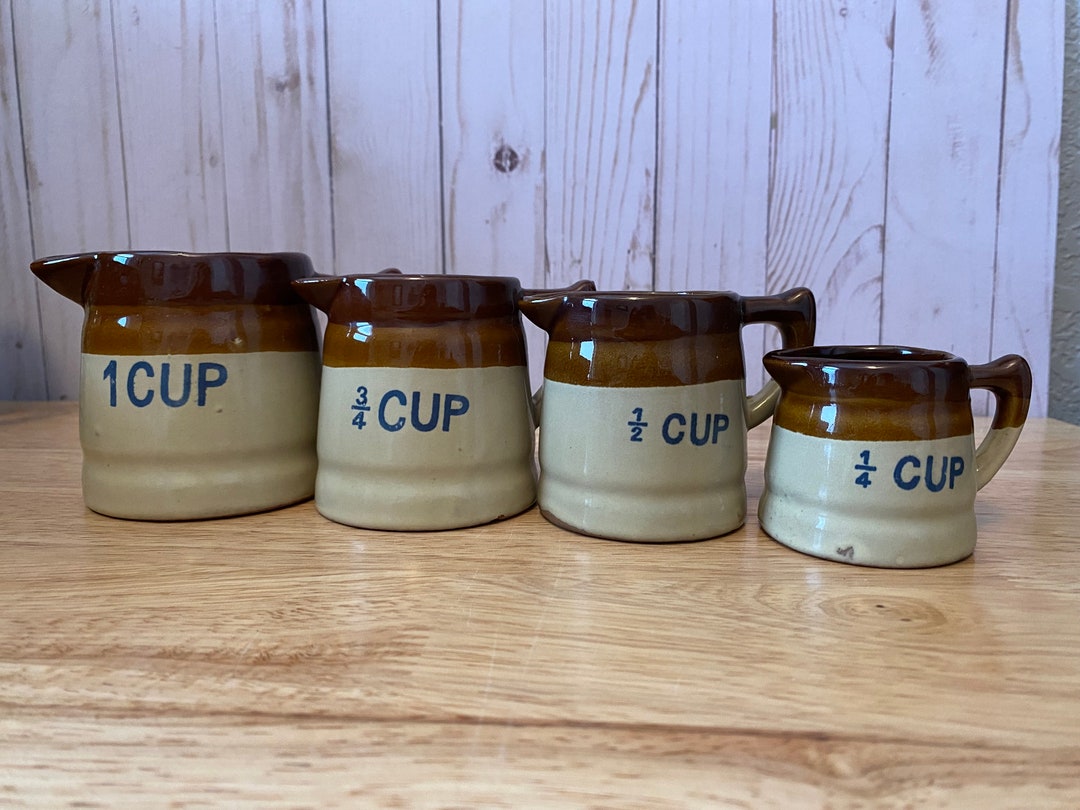 Set of 4 Brownstone Pitcher Measuring Cups - Etsy