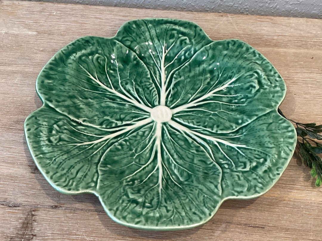 Bordallo Pinheiro Cabbage Dinner Plate - Etsy