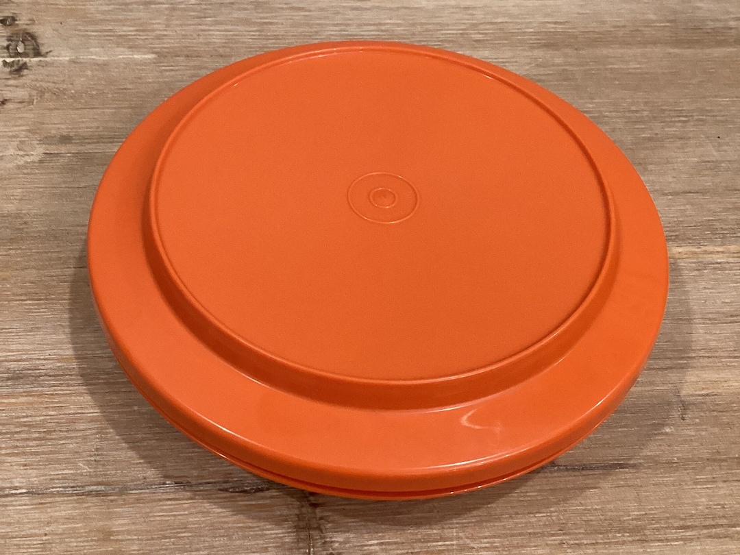 Vintage Tupperware Orange Seal-n-serve - Etsy