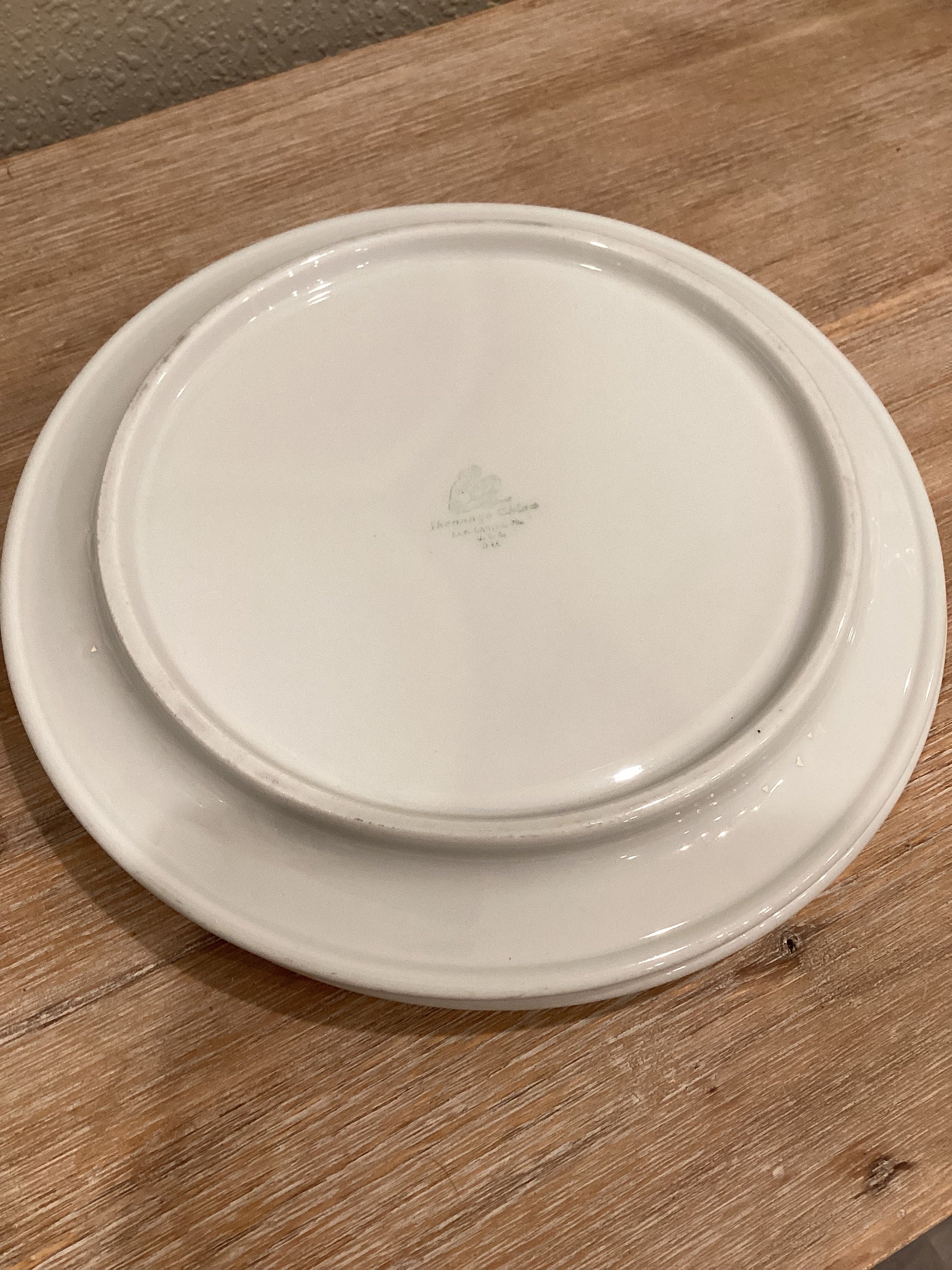 Pair of Shenango China Divided Plates Restaurant Ware Green - Etsy