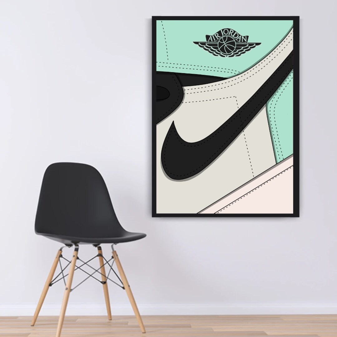 Nike Air Jordan 1 Igloo Hypebeast Sneaker Poster Print - Etsy UK