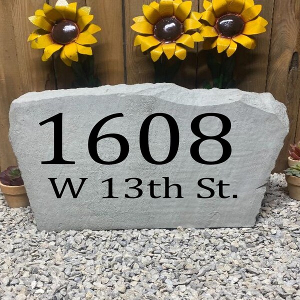 Landscape Rock Engraved - Etsy