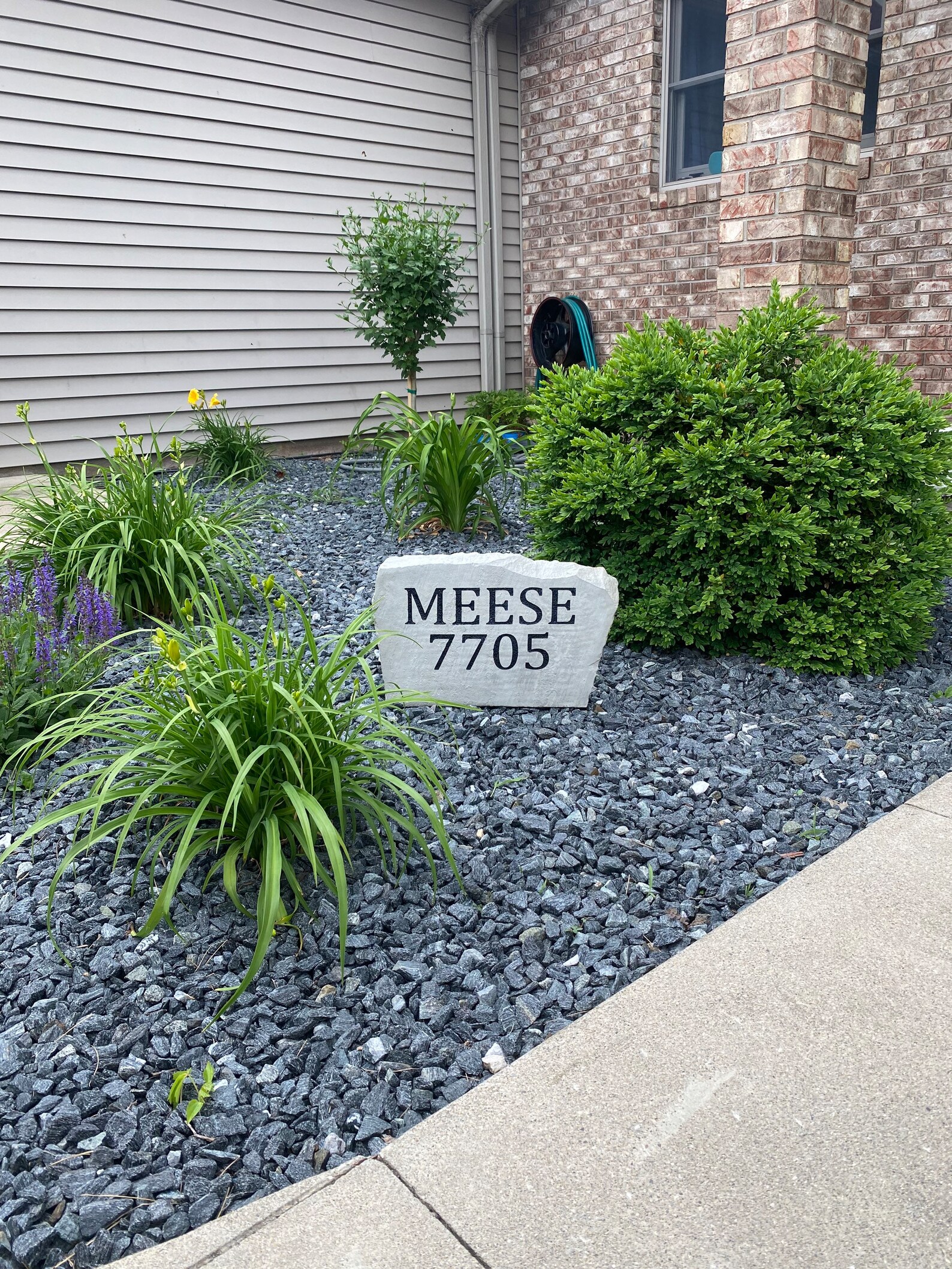 CUSTOM ENGRAVED SIGN Address Rock- Custom Engraved Address Stone ...