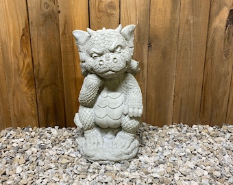 Dragon Garden Statue | Etsy