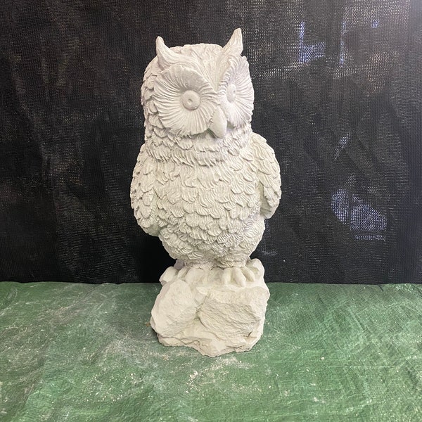 Concrete Owl - Etsy