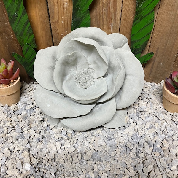 Concrete Flower - Etsy