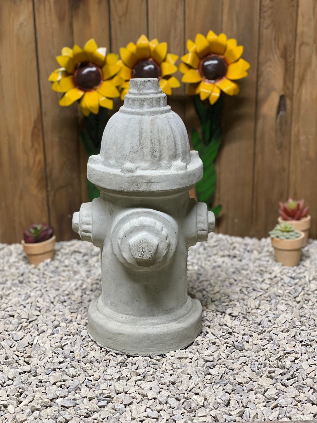 Fire Hydrant Concrete Statue Garden Decor Lawn Decoration - Etsy