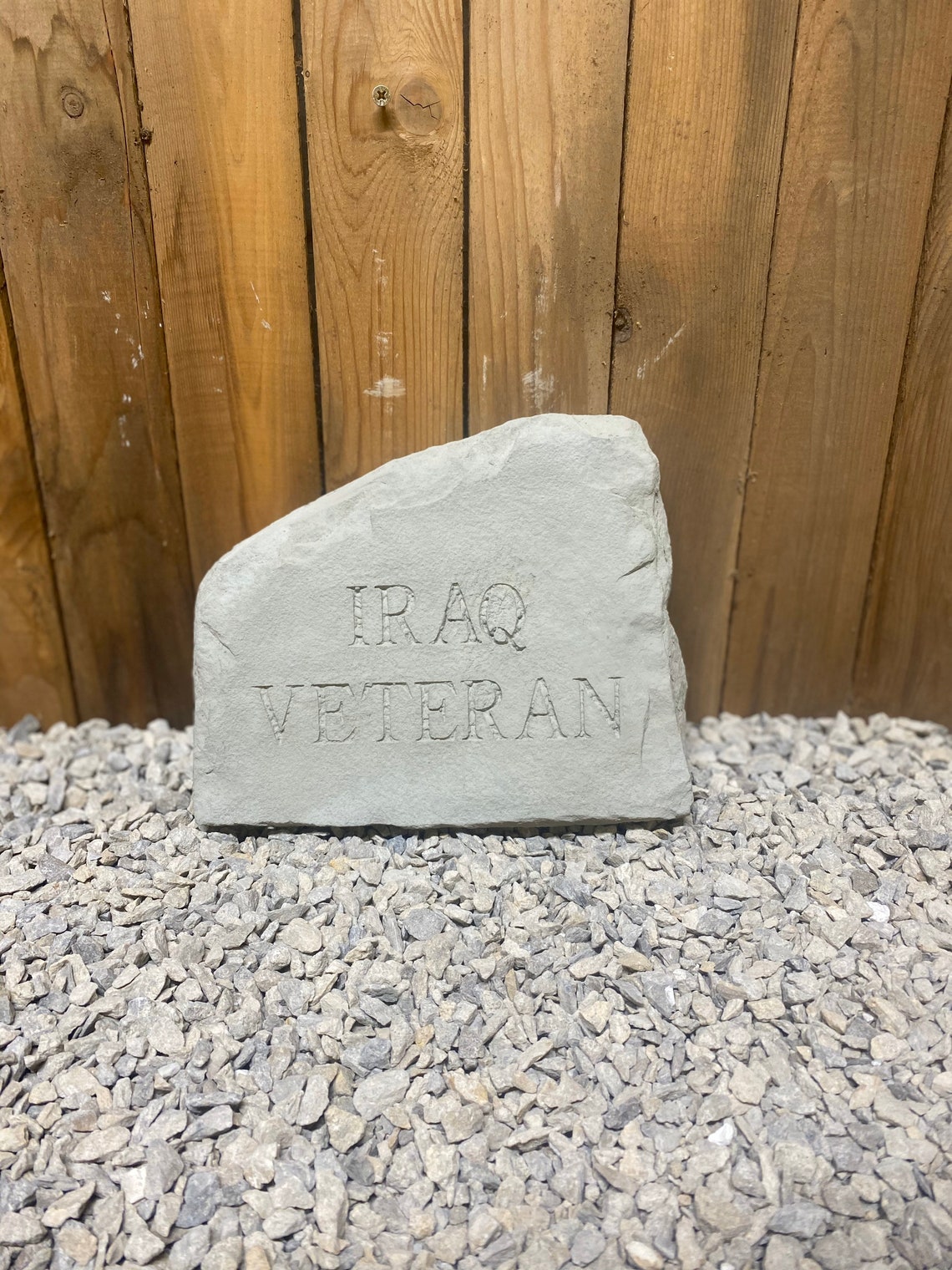 Iraq Veteran Concrete Stone - Etsy