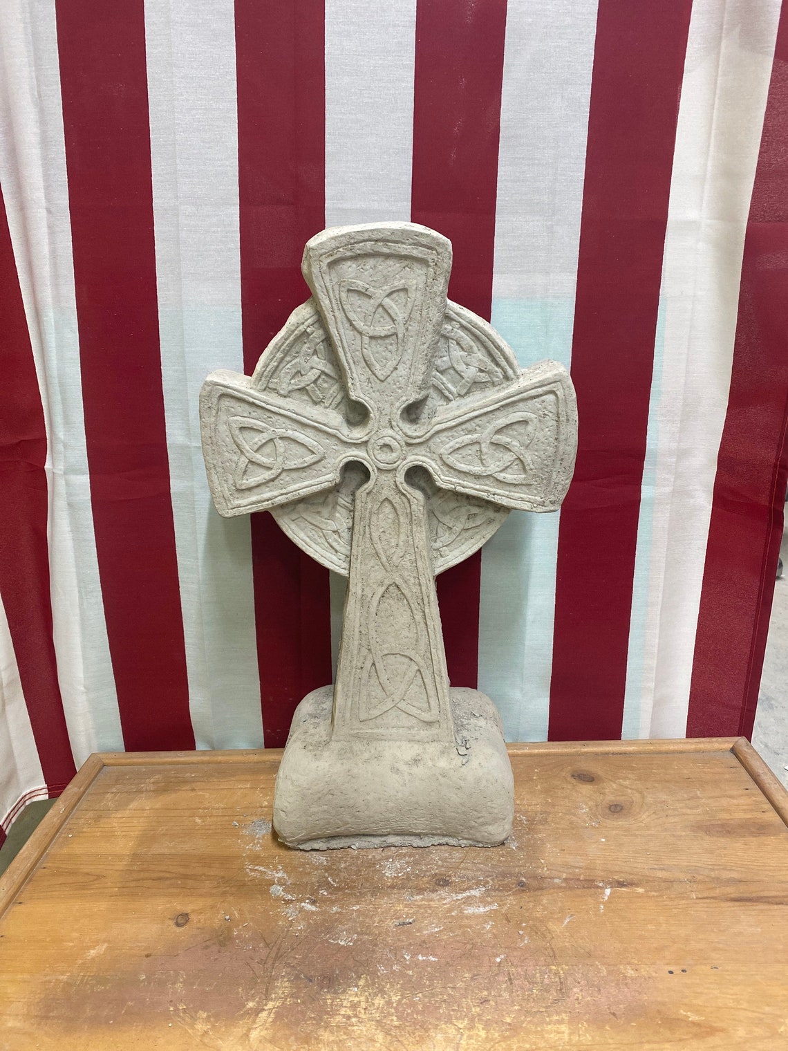 17.5 Cross Concrete Statue - Etsy