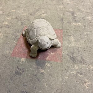 Turtle Statue Concrete Cement Turtles Painted Turtle Cement - Etsy