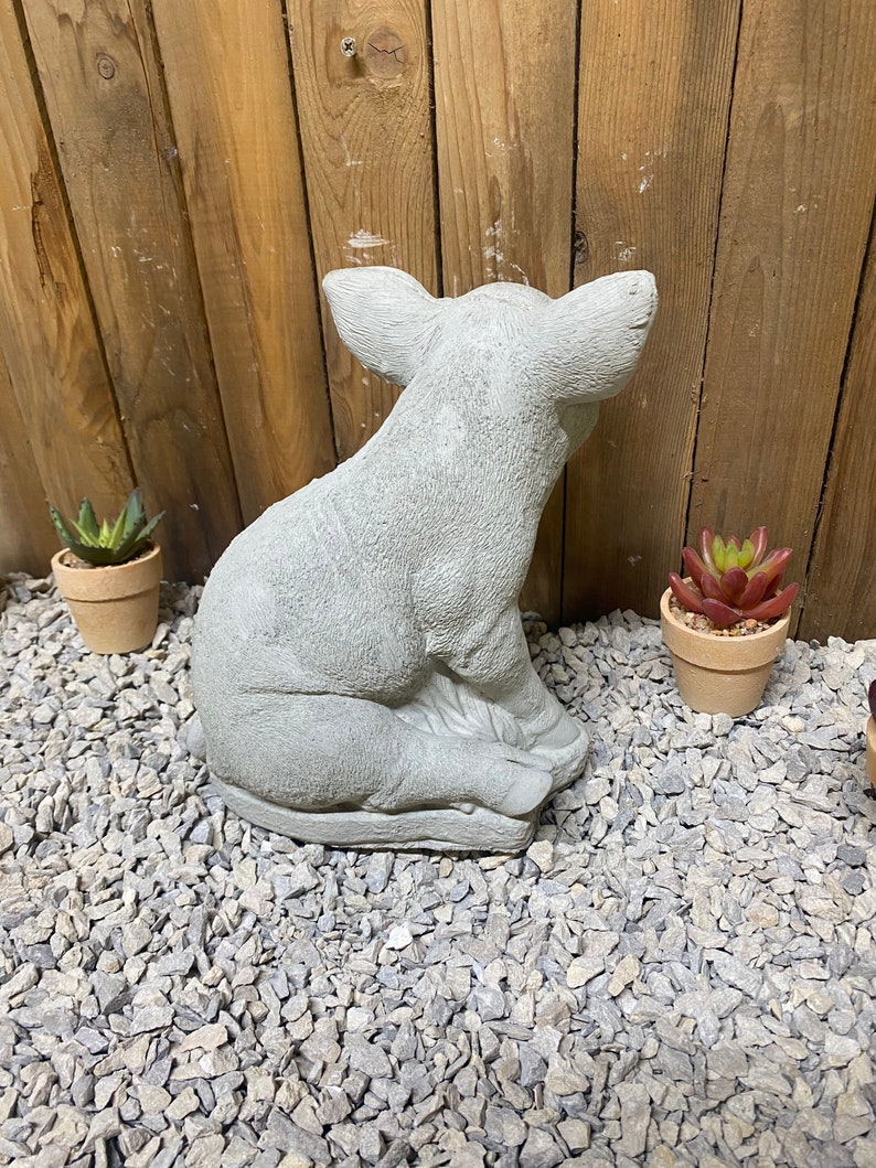 12lbs Pig Concrete Statue Indoor/ Outdoor Home and Garden | Etsy