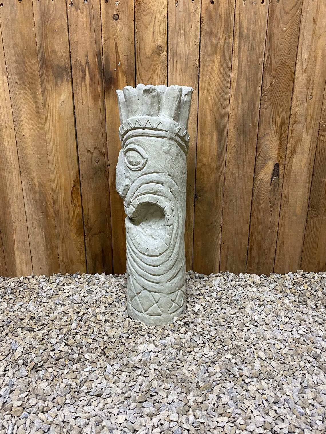 Tiki Totem Pole - Etsy