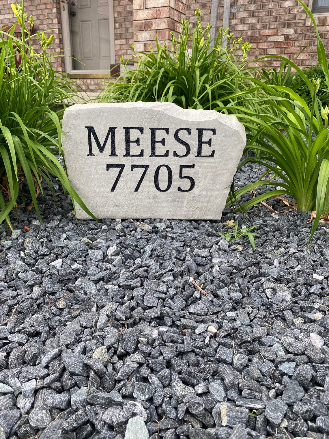 Police Flag Custom Engraved Stone Custom Engraved House Rock - Etsy