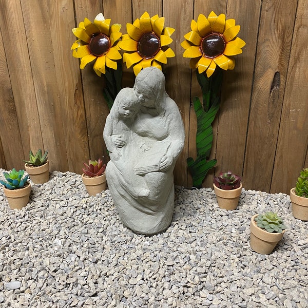 Concrete Child Statue - Etsy