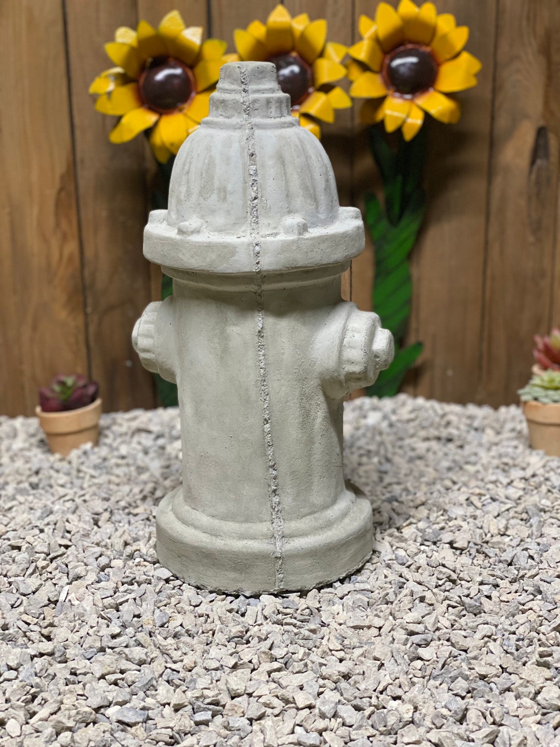 Fire Hydrant Concrete Statue Garden Decor Lawn Decoration - Etsy