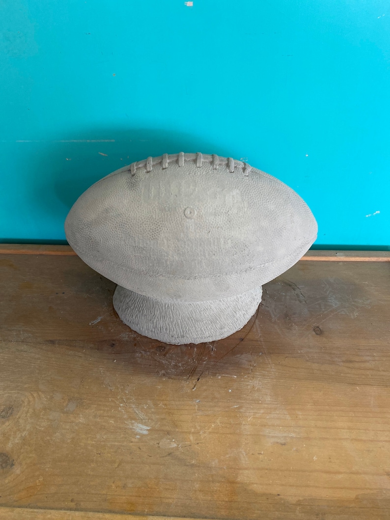 Concrete Football - Etsy