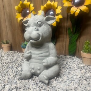 Cow Concrete Statue/ Garden Decoration - Etsy
