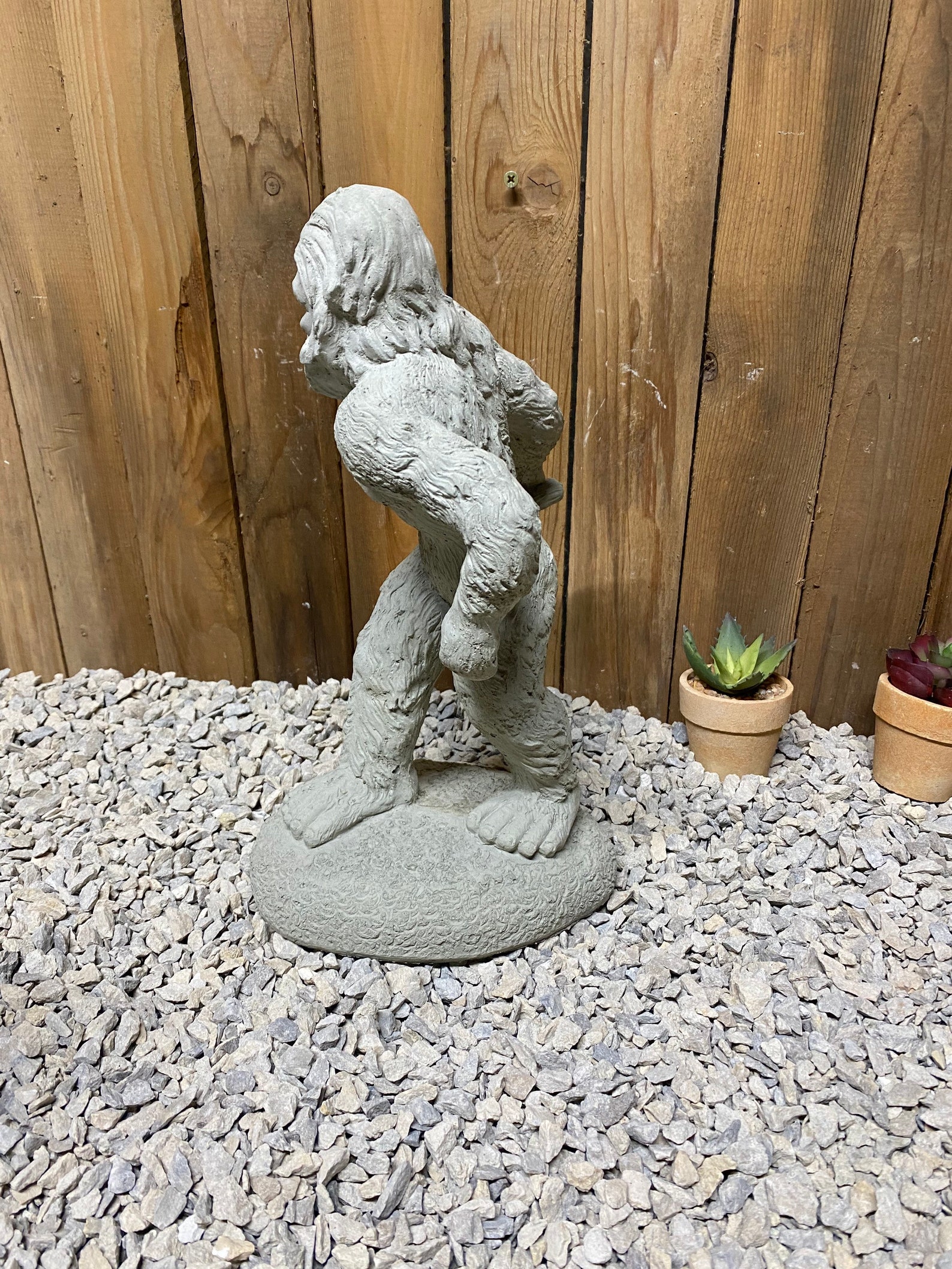 Bigfoot Sasquatch Big foot yeti concrete statue indoor/ | Etsy