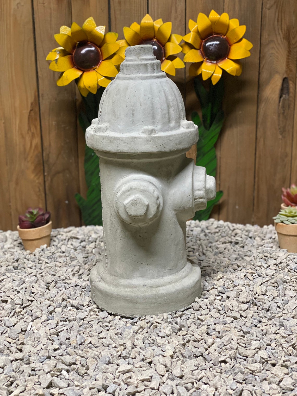 Fire Hydrant Concrete Statue Garden Decor Lawn Decoration - Etsy