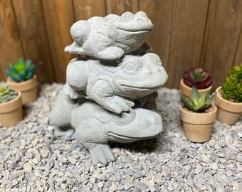 Frog Garden Statue - Etsy