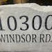 Custom Concrete Address Sign-custom Engraved Address Stone- Custom ...