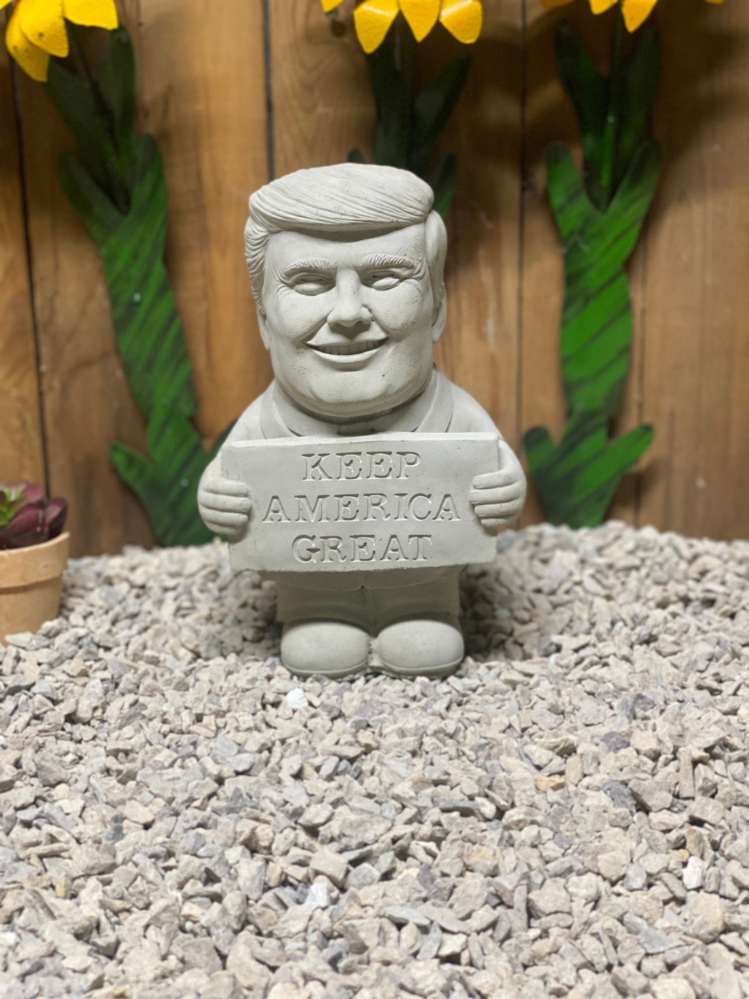 President Donald Trump Concrete Statue - Etsy