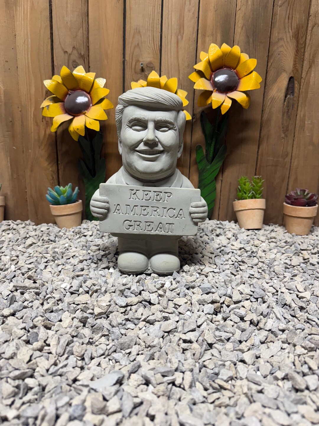 President Donald Trump Concrete Statue - Etsy