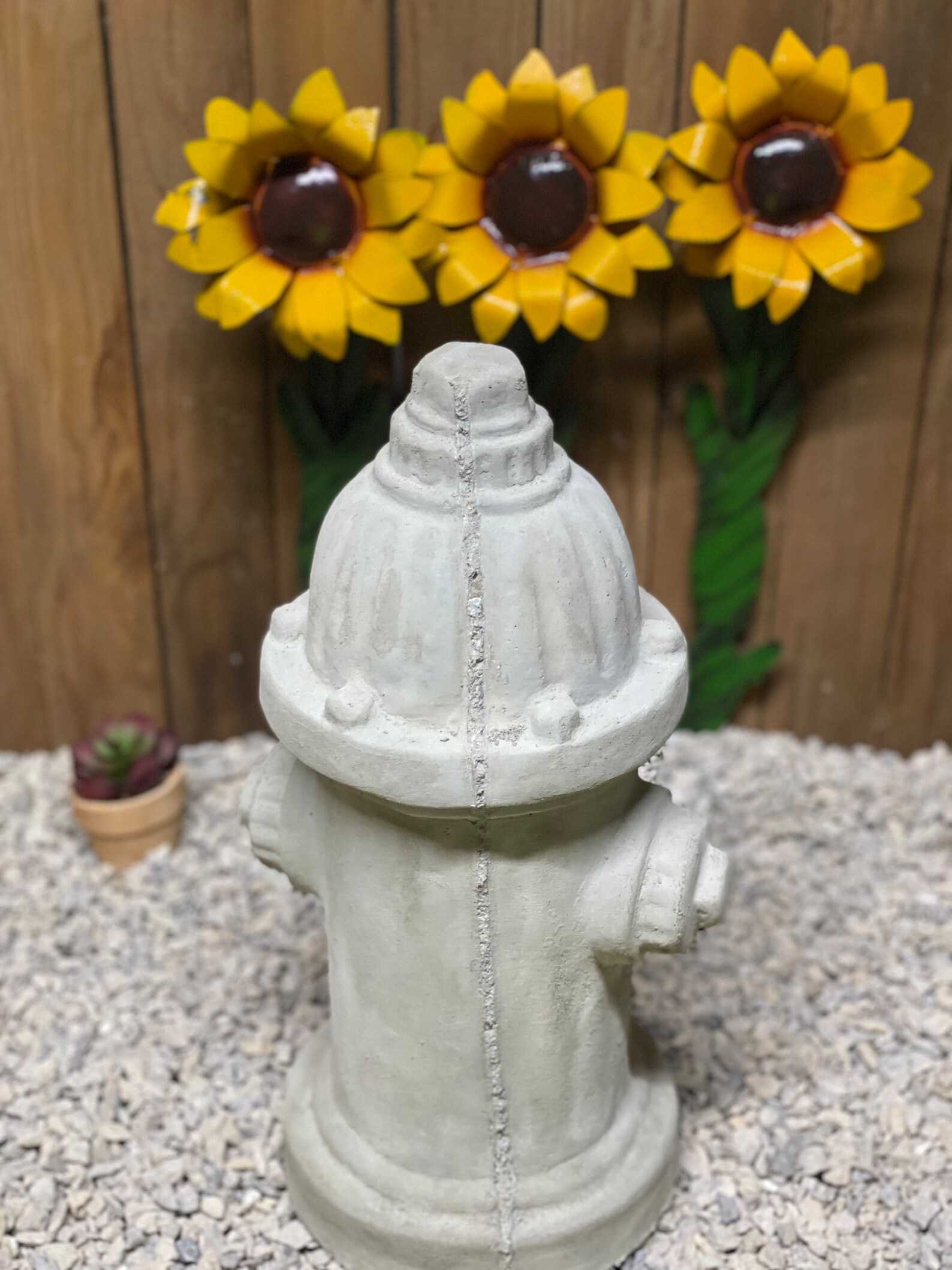 Fire Hydrant Concrete Statue Garden Decor Lawn Decoration - Etsy