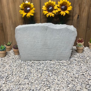 Custom Concrete Address Sign-custom Engraved Address Stone- Custom ...