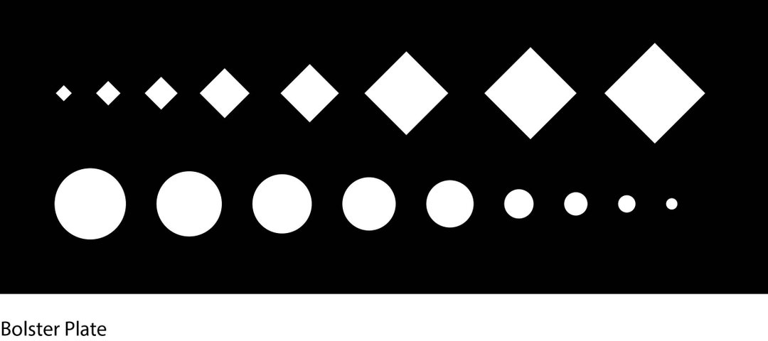 Bolster Plate, Assorted, DXF for CNC Cutting, Designed for Steelplate ...