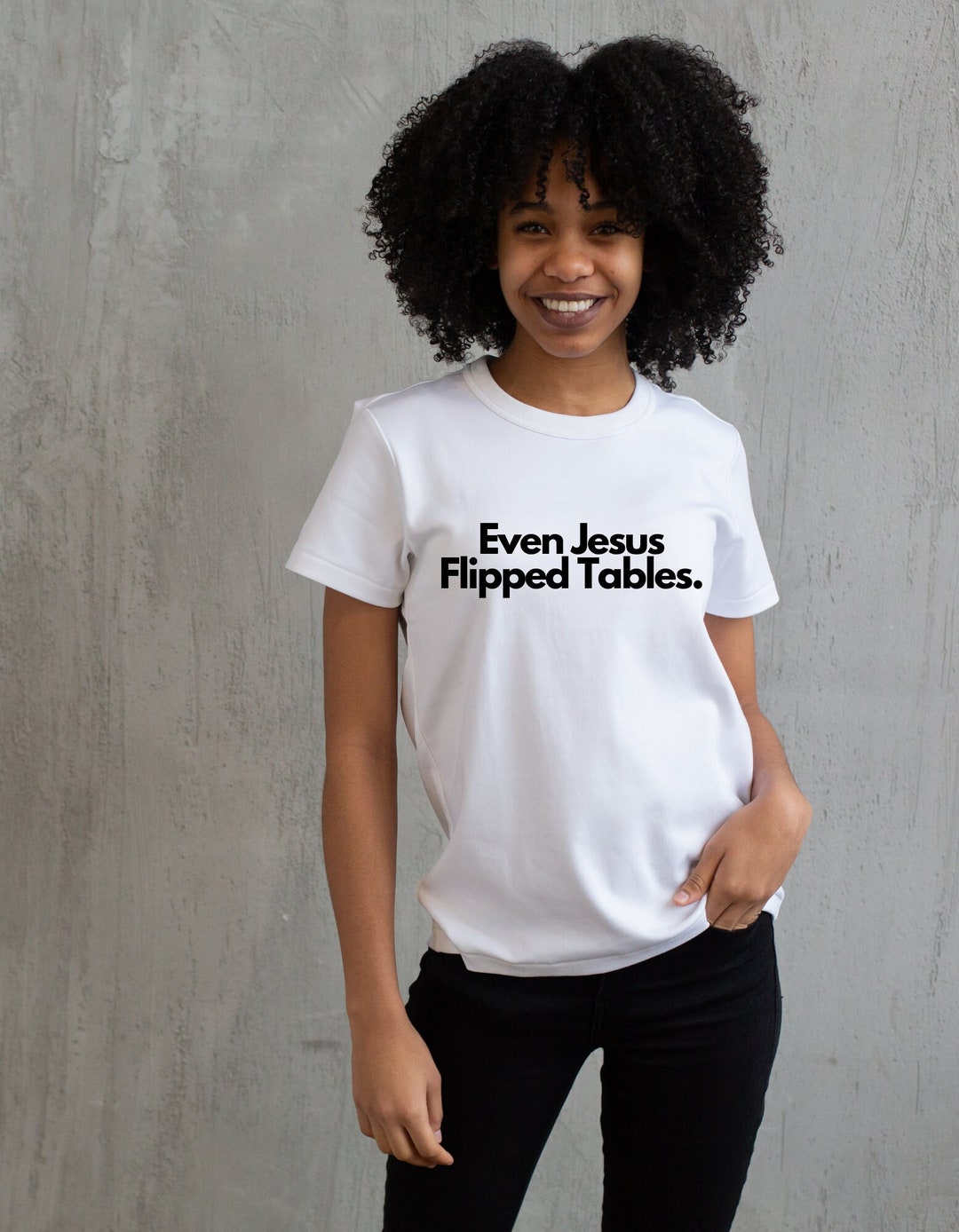 Even Jesus Flipped Tables SVG | Funny Christian SVG File | Scripture ...