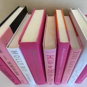 Pink Book Stack, Shades of Pink Book, Light Pink and Hot Pink Book ...