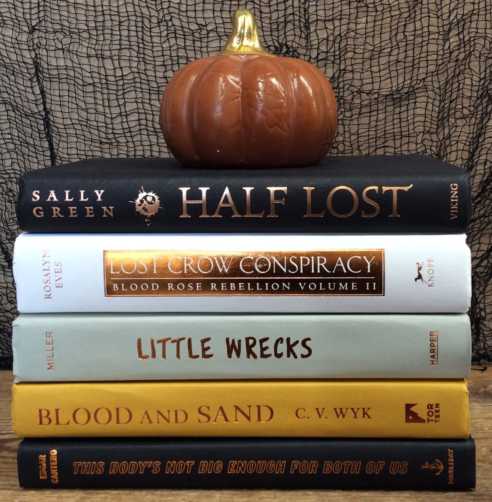 Copper Book Decor Set: Macabre Titles for Modern Decor - Etsy