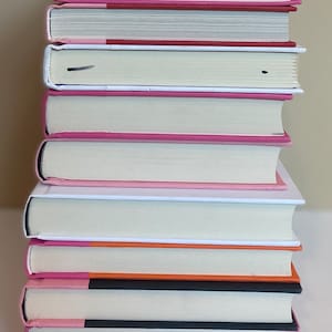 Pink Book Stack, Shades of Pink Book, Light Pink and Hot Pink Book ...